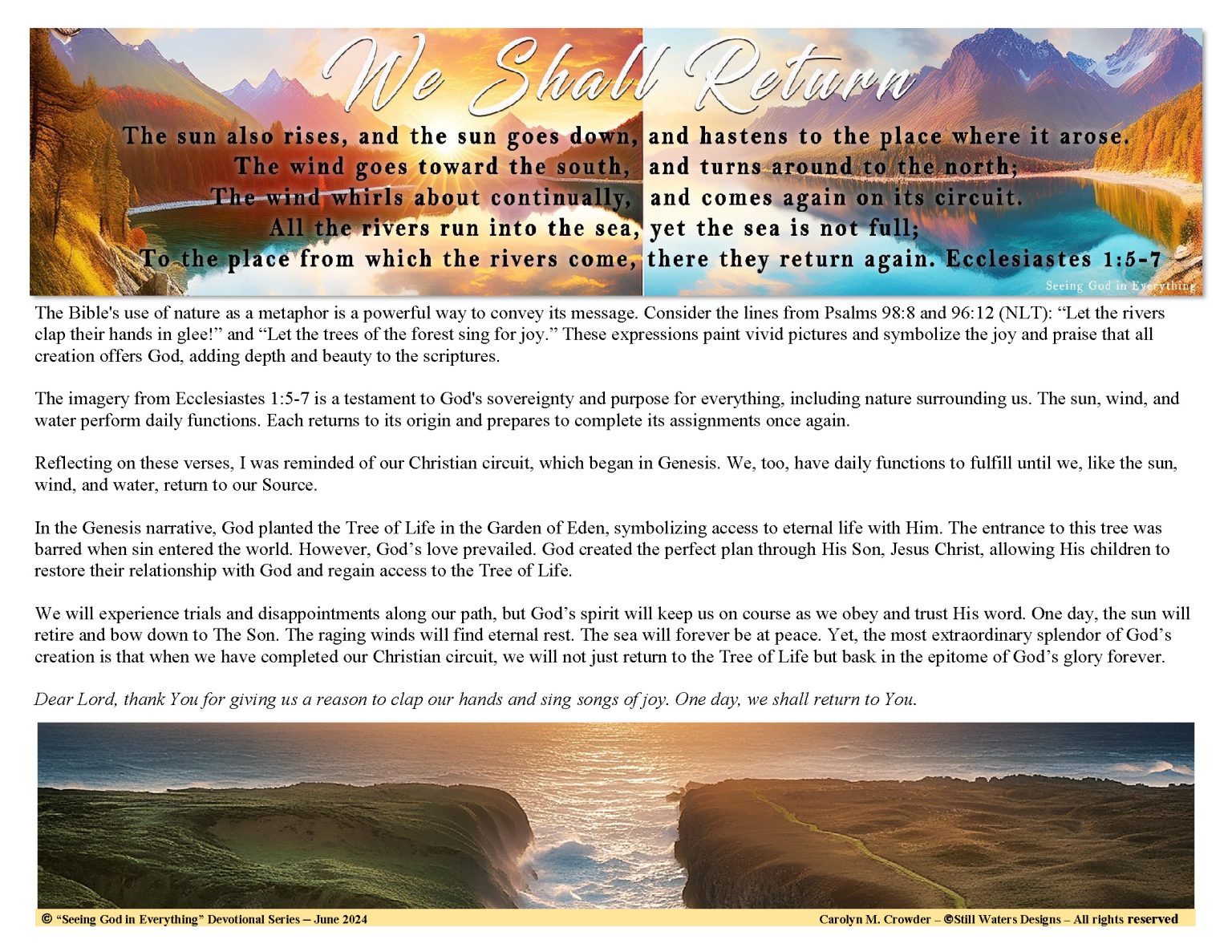 Devotional – BeaJay Creations