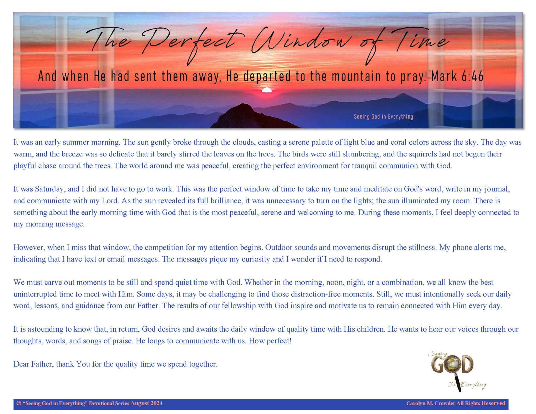 Devotional – BeaJay Creations